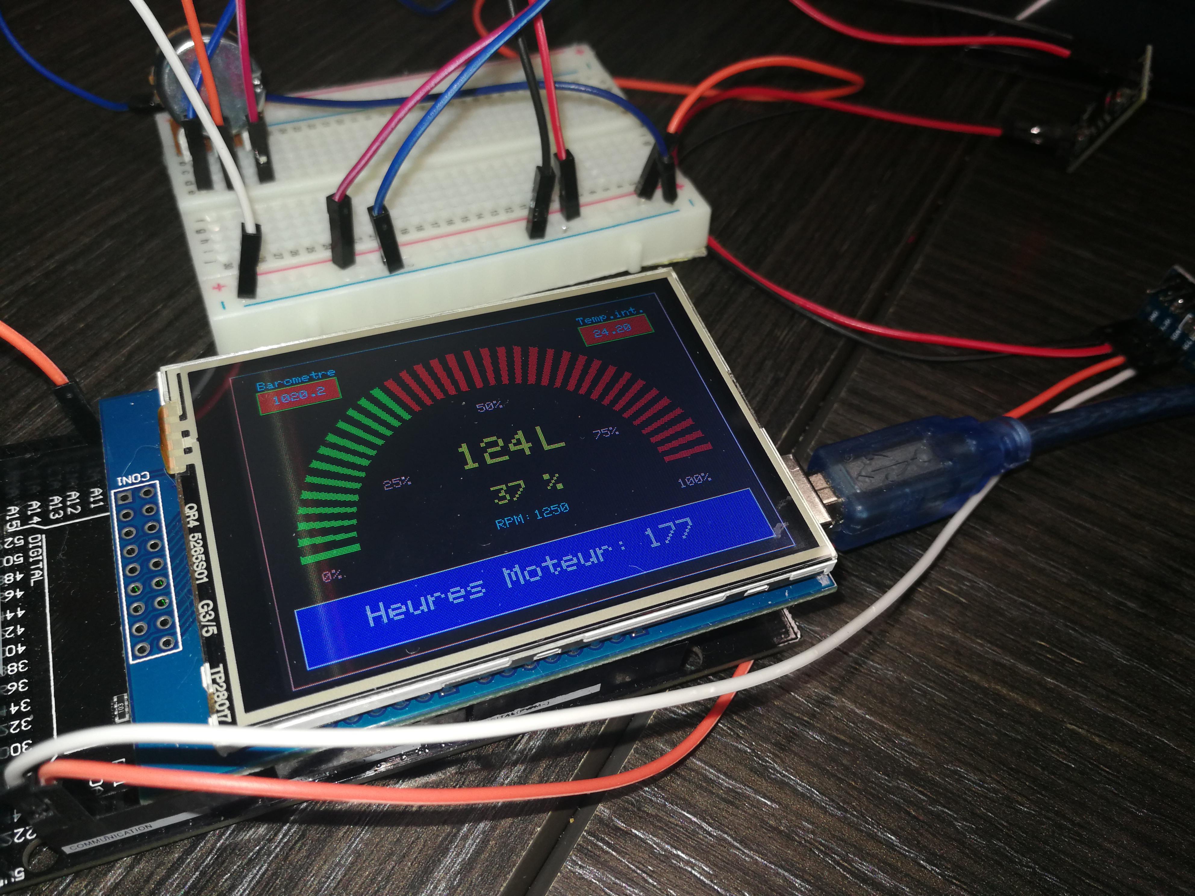 SCHNAPS - Arduino : Jauge FUEL